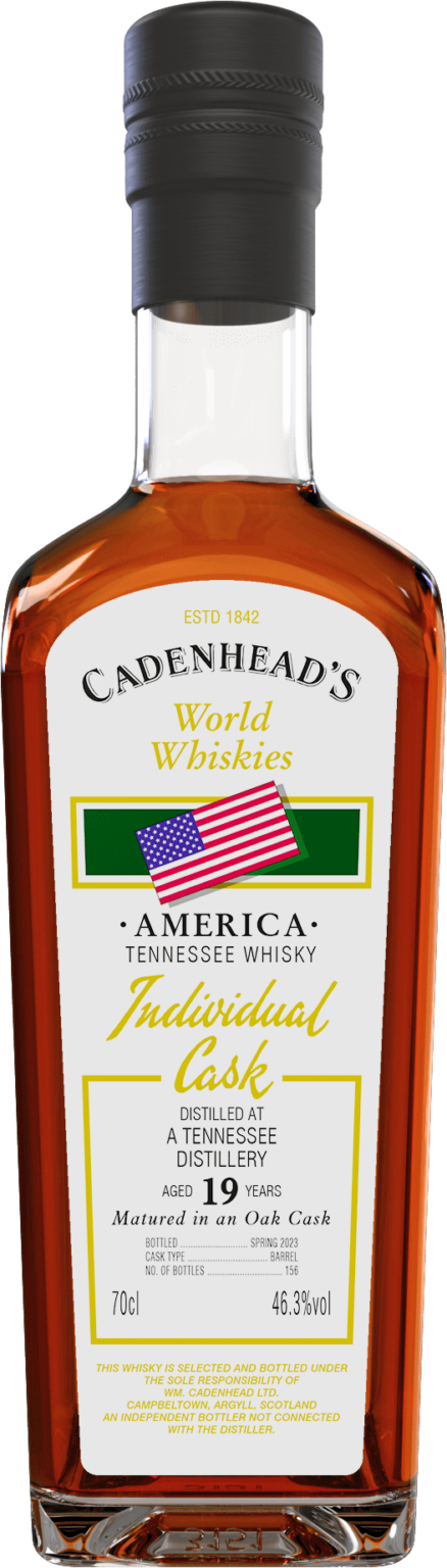 Tennessee 19yo 46.3% ABV Whisky (Tennessee, USA) 70cl - Cadenheads ...